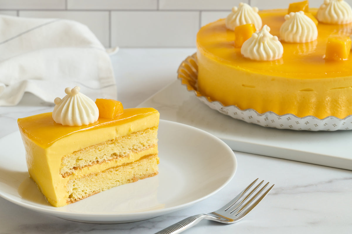 Mango Mousse Cake Round – Porto's Bake at Home